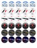 24 x 4.5cm FORMULA 1 EDIBLE WAFER PAPER CUPCAKE TOPPERS | eBay