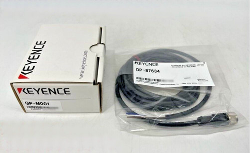 KEYENCE GP-M001 digital pressure sensor + OP-87634 connector cable set ...