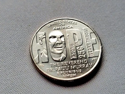 RARE 2024 D Error Rev. P. Murray Hope Quarter, In Cod We