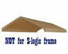 10x20 canopy tarp set (5)pc Beige paneling and top set Valanced tarp ...