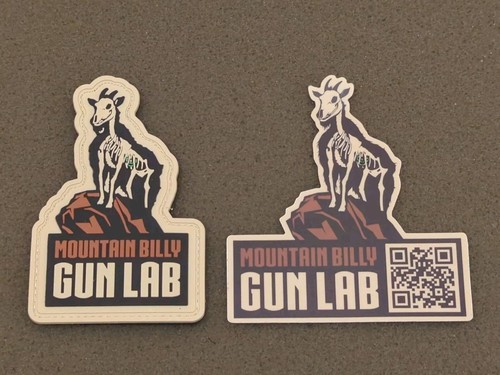 Mountain Billy Gun Lab Patch & Sticker (Lot of 2) SHOT SHOW 2026 | eBay