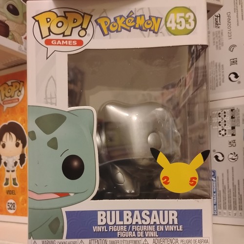Funko Pop! Vinyl: Pokémon - Bulbasaur (Silver) Metallic) #453 | eBay