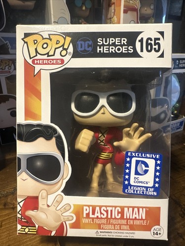 Funko Pop DC Super Heroes Plastic Man #165 Legion of Collectors With ...