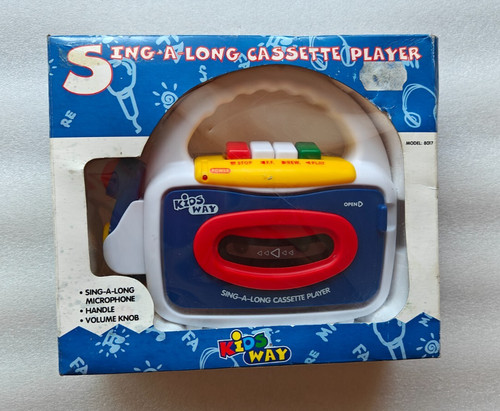 Vintage 1990s Kids Way Sing A Long Cassette Player Tape Recorder Model ...
