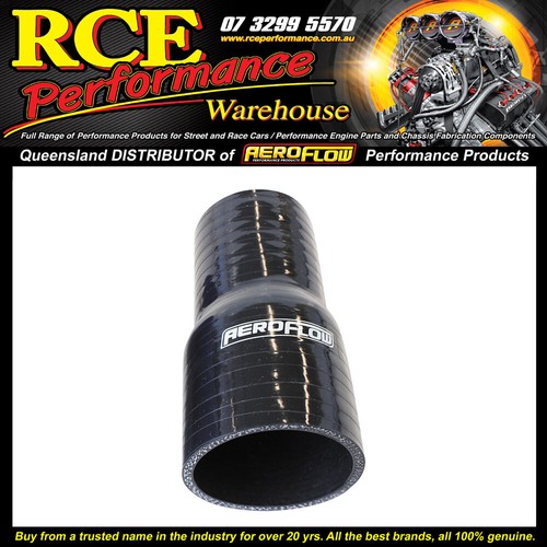 Aeroflow AF9201-175-150 Silicon Hose Rdcr Str Blk 1.75-1.50" 45-38mm 127mm" | eBay