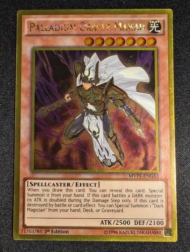 Yugioh - Palladium Oracle Mahad MVP1-ENG53 1st Edition Gold Rare NM | eBay