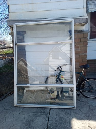 Pella Pro-Line 2-Wide Double Hung 66 x 71 White Ext. & Int. GBG Top ...