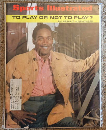 Sports Illustrated July 14, 1969 O.J. OJ Simpson Buffalo Bills Play Or ...