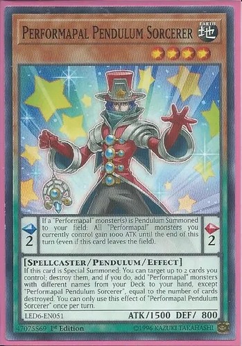 Yugioh - Performapal Pendulum Sorcerer - 1st Edition Card | eBay