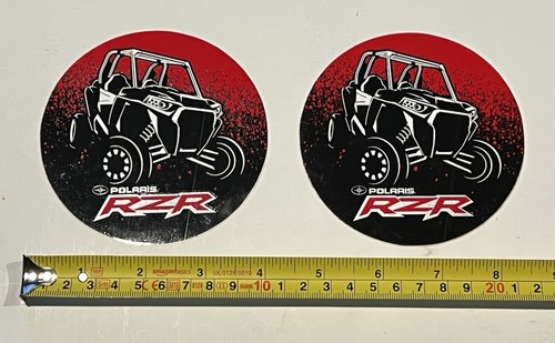 2pcs POLARIS RZR STICKERS DECALS racing offroad overland utv quad ...
