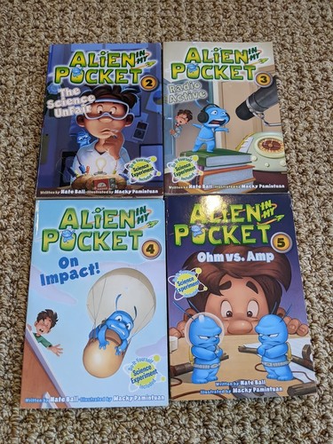 4 Alien in My Pocket Books (#2, 3, 4, 5) VG | eBay