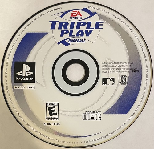 Triple Play Baseball (Sony PlayStation 1, PS1) DISC ONLY | NO TRACKING ...