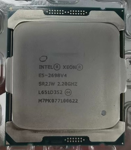 Intel Xeon E5-2698 v4 SR2JW 2.2GHz 20-Cores 40-Threads 50MB 135W ...