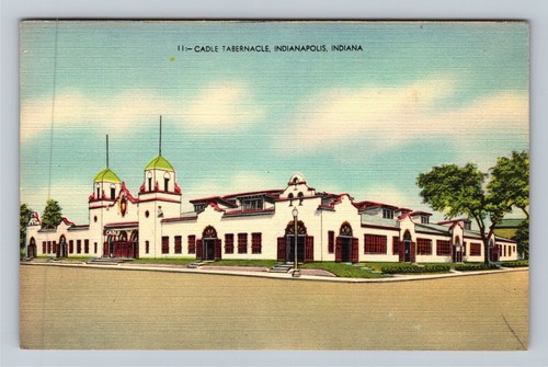 Indianapolis IN-Indiana, Cadle Tabernacle Vintage Souvenir Postcard | eBay