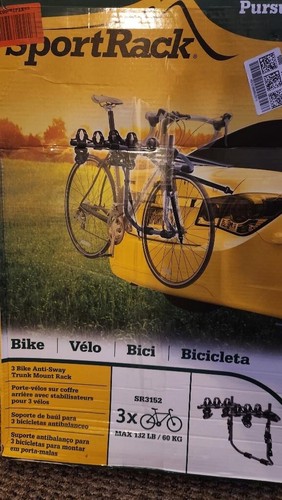 SportRack Pursuit 3 Bike Trunk Bike Rack | eBay