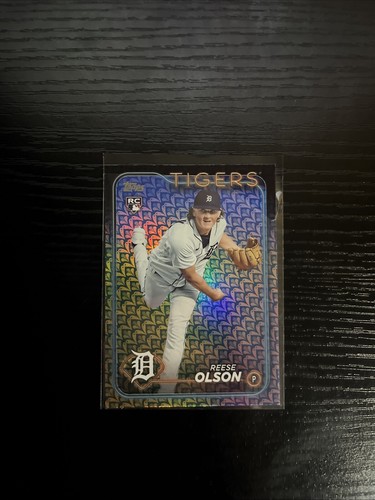 2024 Topps Series 1 Reese Olson Rookie Card Easter Holiday Foil Detroit ...