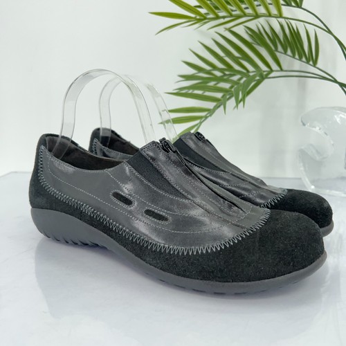 Naot Israel Women's Megumi Slip On Shoe Size 41 10 Loafer Flat Black ...