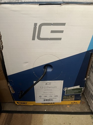 Ice Cable Systems 12-2 Plenum Speaker Wire 500ft | eBay