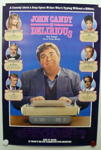 DELIRIOUS 1991 John Candy, Emma Samms, David Rasche, Dylan Baker-One ...