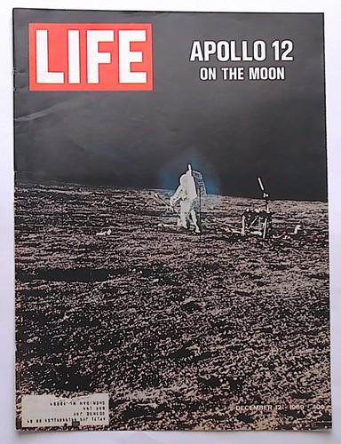 Life Magazine Cover Only ( Apollo 12 on the Moon ) December 12, 1969 | eBay