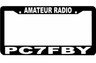 CUSTOM HAM AMATEUR RADIO CALL SIGN custom letters numbers License Plate ...