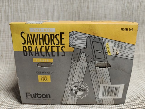 New Fulton Sawhorse Brackets Steel | eBay