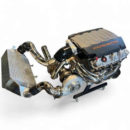 FOR 14-19 CORVETTE C7 TURBO KIT + INTERCOOLER S475 1100HP SINGLE LT1 ...