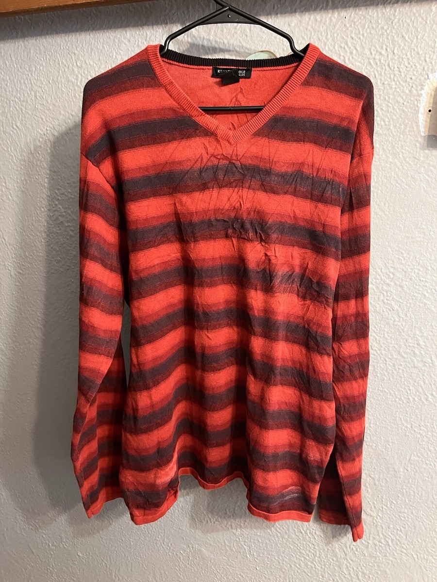 Sueter Listrado Vermelho E Preto Suéter Listrado Preto E Vermelho
