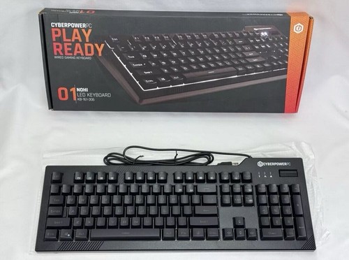 Cyberpower PC - NOHI 01 LED Wired Gaming Keyboard KB-161-306 - VG | eBay