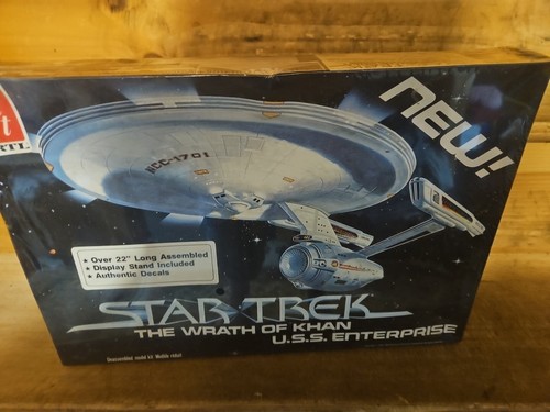 AMT #6957 Star Trek USS Enterprise Model Kit Unopen Sealed Box | eBay