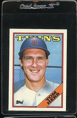 1988 TOPPS TRADED TIFFANY #49T TOM HERR MINNESOTA TWINS | eBay
