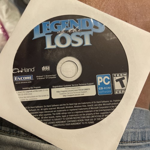Legends of the Lost (PC GAMES) DISC ONLY NO CASE NO ART 832228002678| eBay