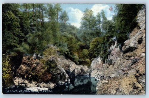Angus Scotland Postcard Rocks of Solitude Edzell c1910 Antique Unposted ...
