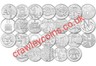 10P A-Z ALPHABET 10 PENCE 2018 & 2019 UNCIRCULATED COINS - VARIOUS ...