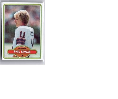 1980 Topps Phil Simms Rookie Card FB | eBay