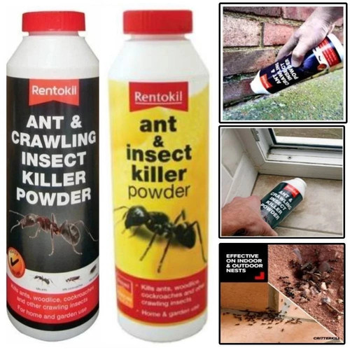 Rentokil Ant Crawling Insect Killer Powder Kills Cockroach Woodlice ...