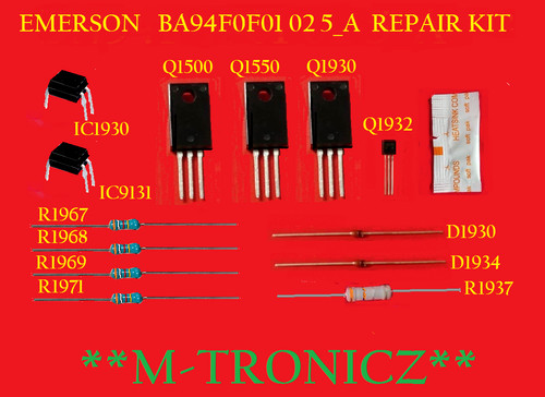 EMERSON LC320EM1 BA94F0F01 02 5_A -14 PARTS- REPAIR KIT | eBay