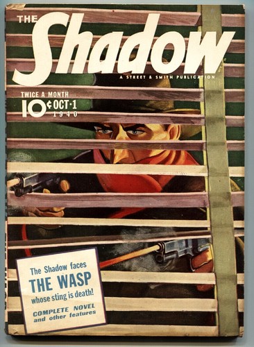 PULP: SHADOW PULP Oct 1 .1940. SUPERB COVER - THE WASP - SHADOW NEWS ...