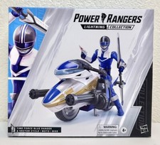 Power Rangers Lightning Time Force Blue Ranger and Vector Cycle