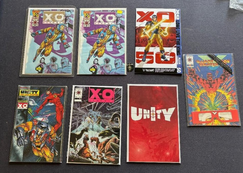 X-O MANOWAR 15 PINK & WIZARD 1/2 GOLD MORE NM 1 LOT VALIANT UNITY RED ...