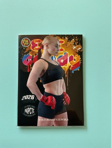 2026 P4P MMA EYE CANDY WIKTORIA CZYZEWSKA CUSTOM CARD 1/1 UFC ACEO | eBay