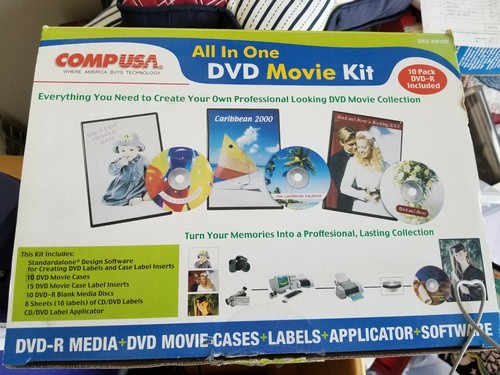 CompUSA All In One DVD Movie Kit, BRAND NEW, Never Used | eBay