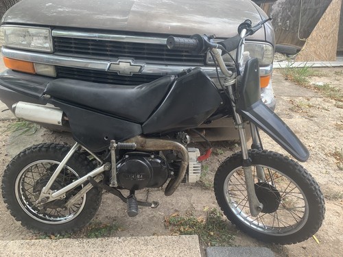 yamaha pw80 fmf exhaust With Muffler And Bracket | eBay