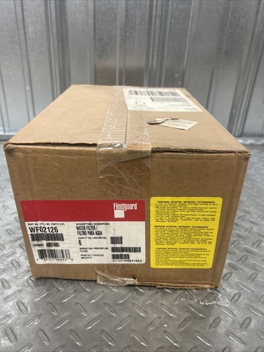 FLEETGUARD WF02126 FILTER Cummins 4907485 Water Filter (6 Pack) | eBay