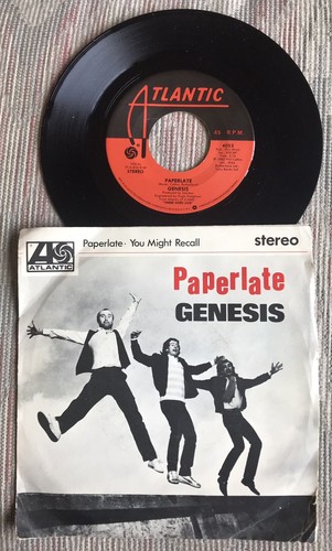 Vintage Vinyl 45 Single Genesis PAPERLATE You Might Recall 1982 Rare | eBay