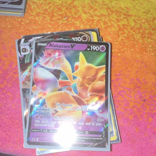 Pokémon TCG Alakazam V Holo SWSH063 Vivid Voltage Lot Nintendo English ...
