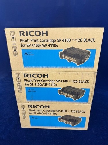 Lot of 3 Genuine 406997 M889-71 Ricoh Lanier Black Print Cartridge ...