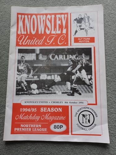 Knowsley United V Chorley 8/10/1994 | eBay