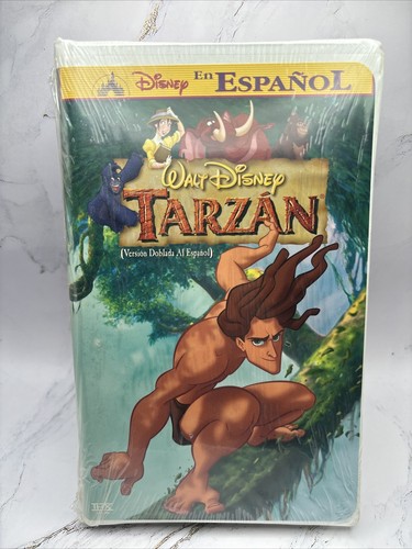 RARE SPANISH WALT DISNEY TARZAN VHS SEALED! Rare!! 1999 ESPANOL ...