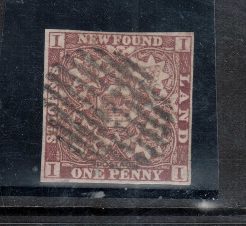 Newfoundland #1 Very Fine Used With Alcuri Expert Handstamp | eBay